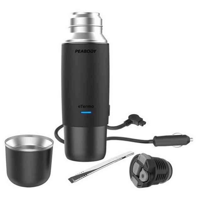 Termo Peabody Electrico C/Bombilla Negro (PEETL500N) - La Medica